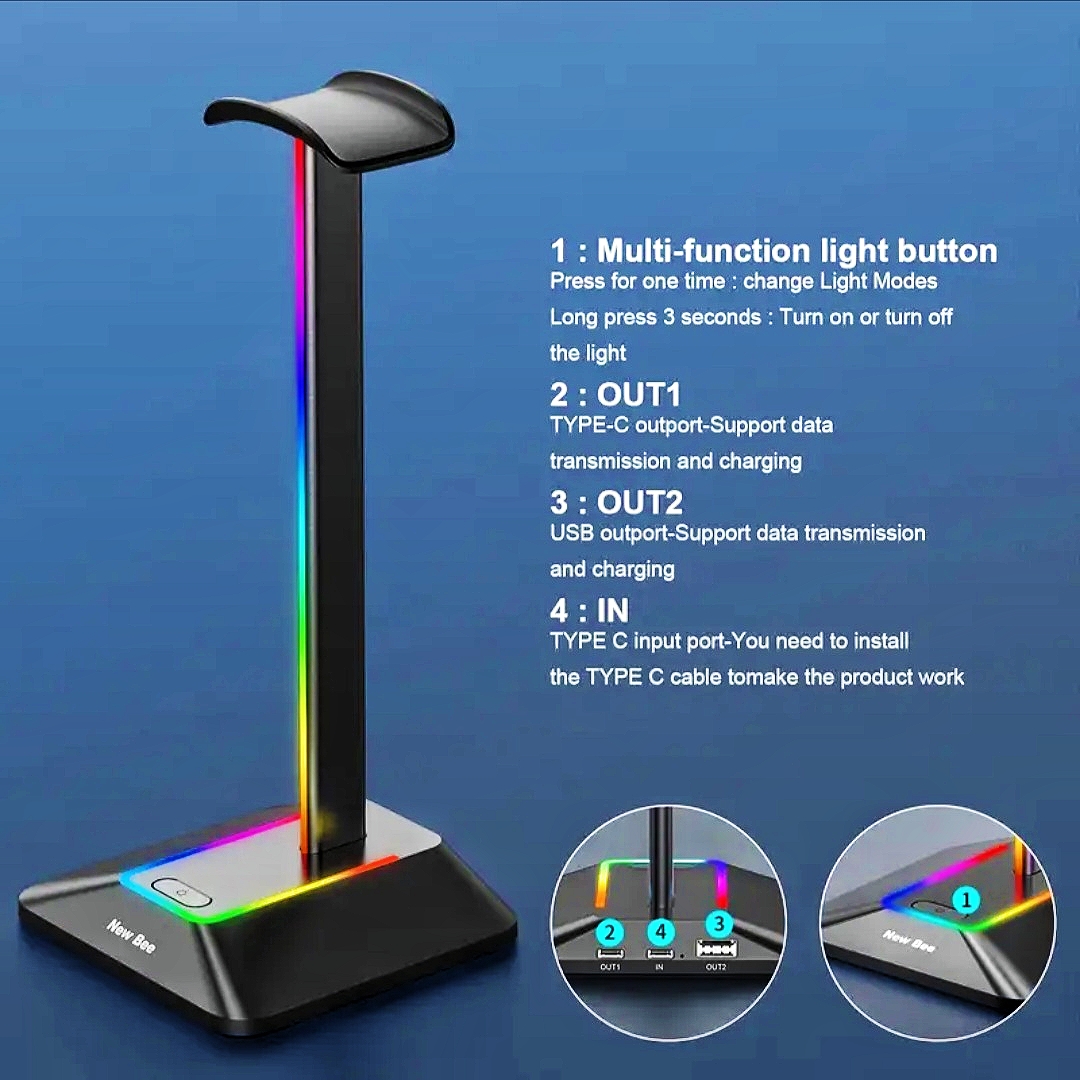 Tactical RGB Headset Stand – Tactical Gaming
